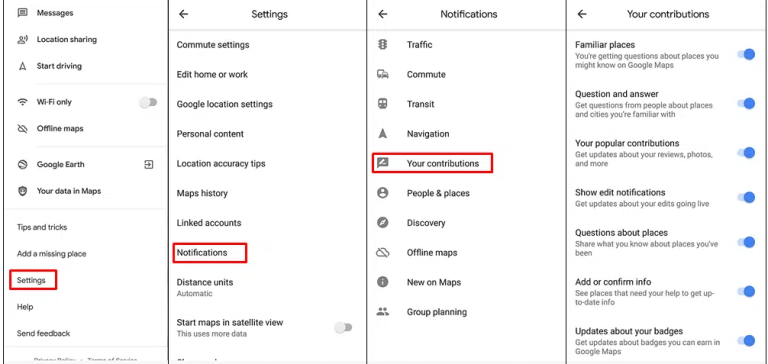How To Turn Off Notifications In Google Maps?